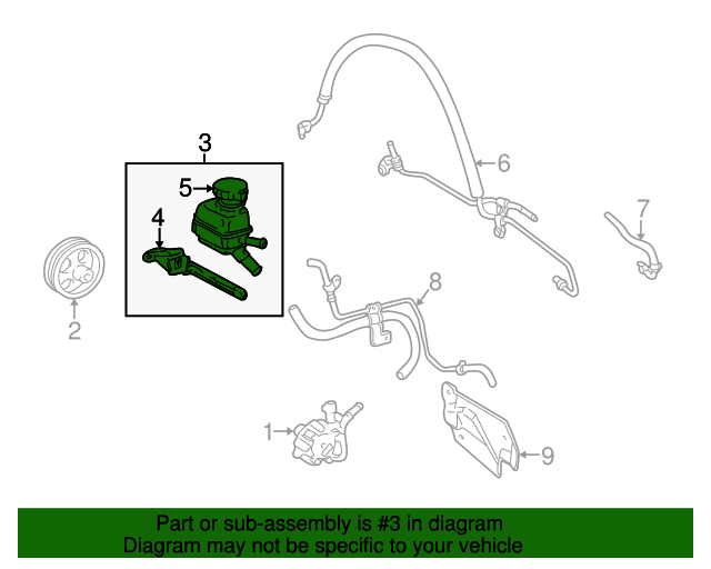 1998-2002 Toyota Corolla Reservoir 44360-02020 | Toyota Parts Center