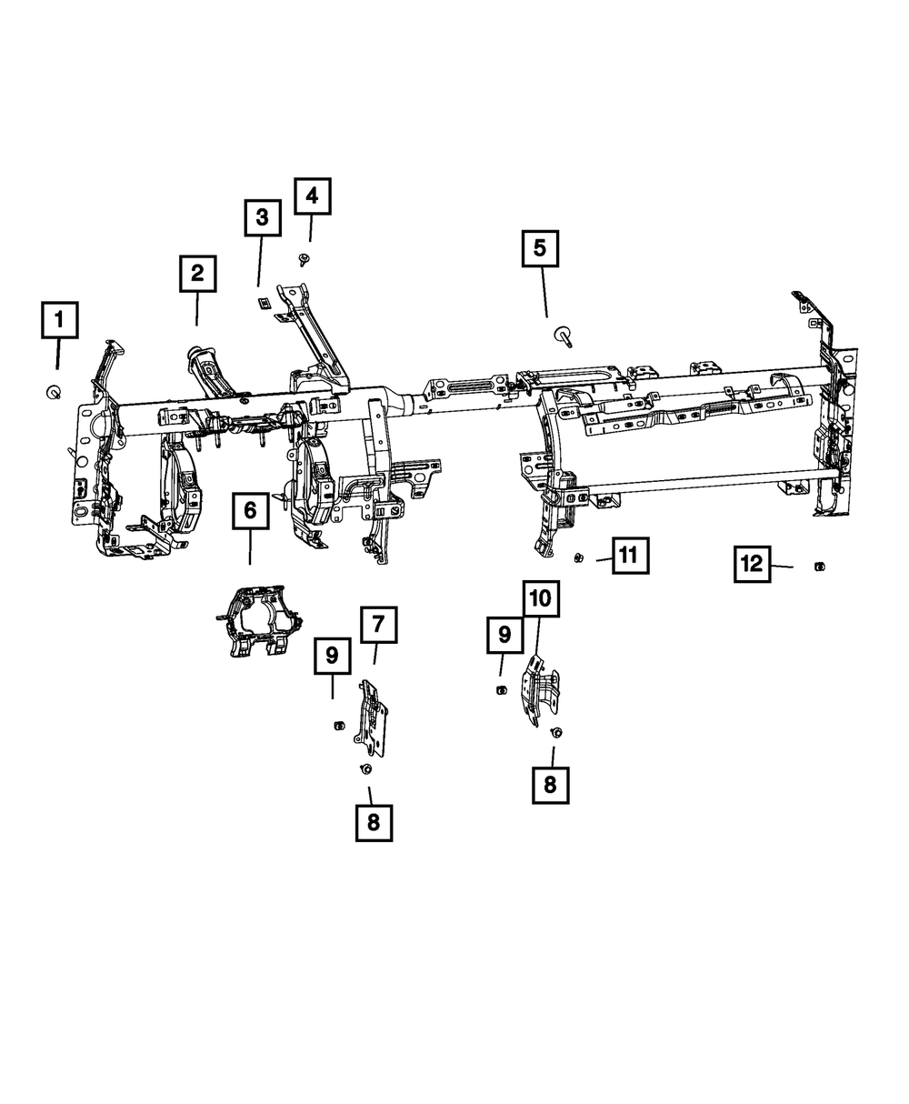 2010-2025 Mopar Nut 6509254AA | QuirkParts