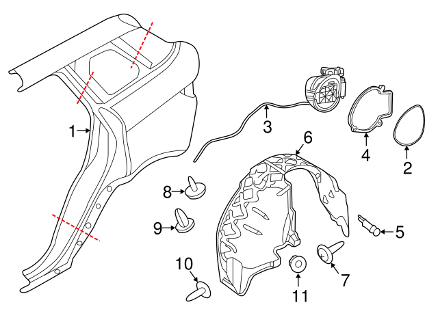Genuine OEM Lock Actuator Part# LR033011 Fits 2012-2019 Land Rover ...