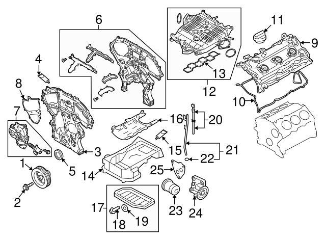 2012 Infiniti FX35 Intake Manifold 14010-JK22A | INFINITI Parts ...