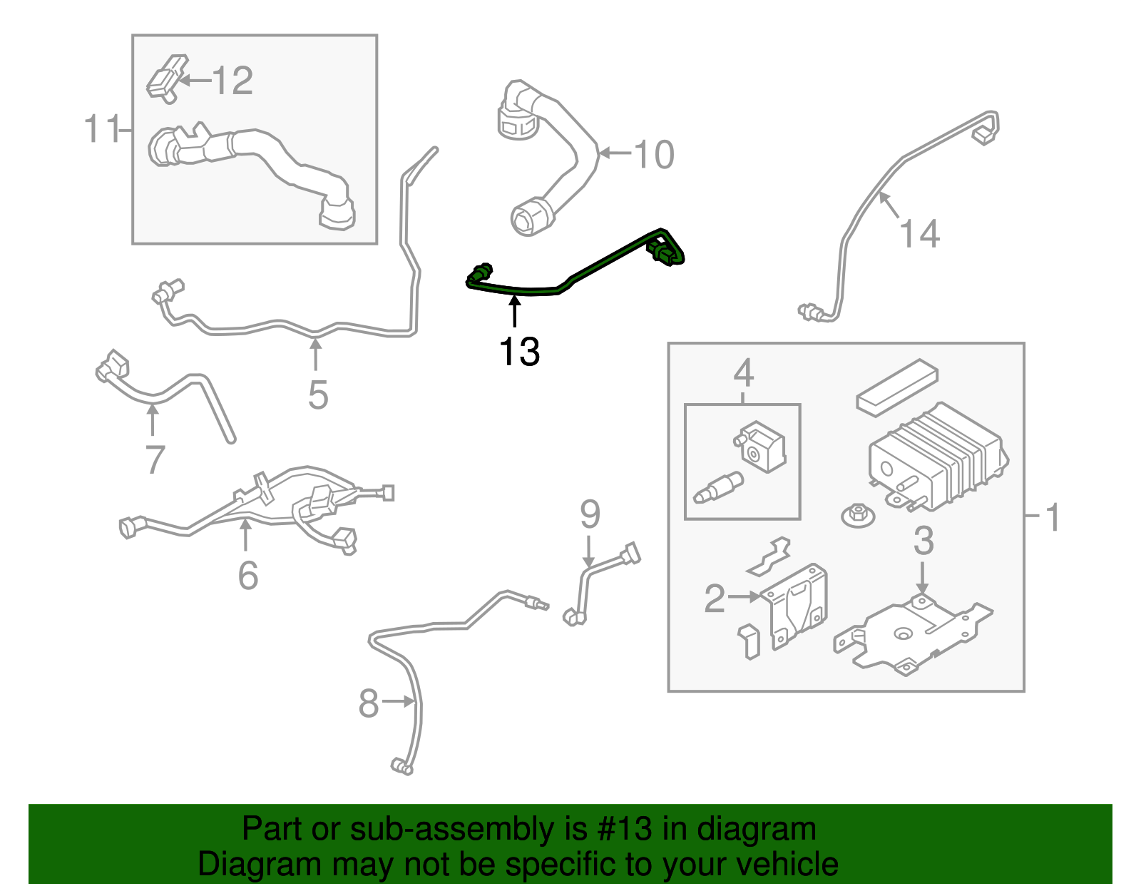 H1BZ-9F472-B - 2018-2021 Ford EcoSport - Oxygen Sensor | My Ford Parts