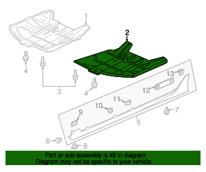 74560-T3V-A01 - Under Cover | Honda Parts Cheap