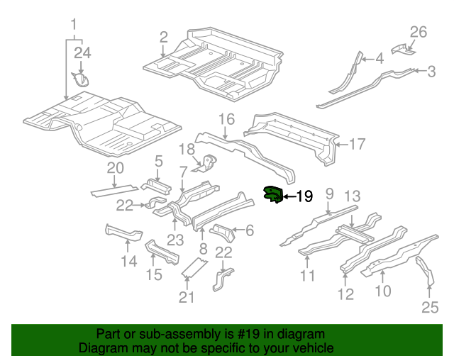 2007-2014 GM Mount Bracket 22785979 | GMPartsDirect.com