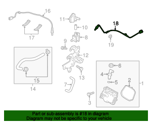 2018-2019 Mazda CX-5 Oxygen Sensor PYFB-18-86Z | TascaParts.com