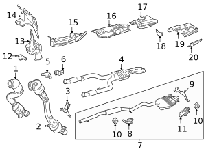 223-490-28-03 - Center Pipe 2021-2023 Mercedes-Benz S 580 | Mercedes ...