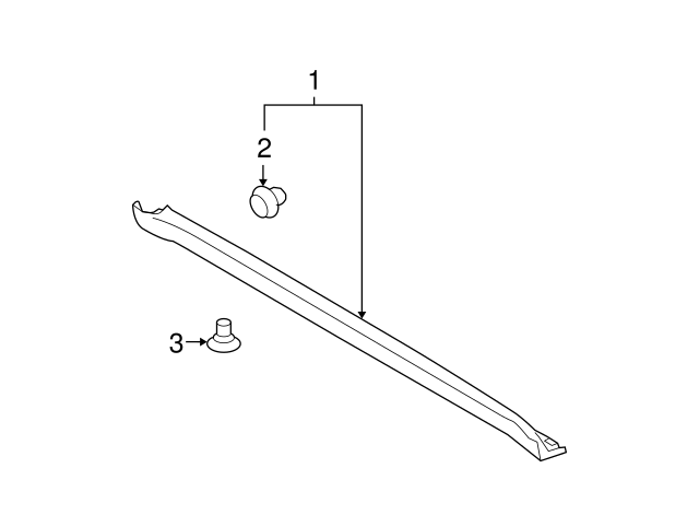 2009-2013 Subaru Forester Rocker Molding 91112SC020 | Subaru Parts Store
