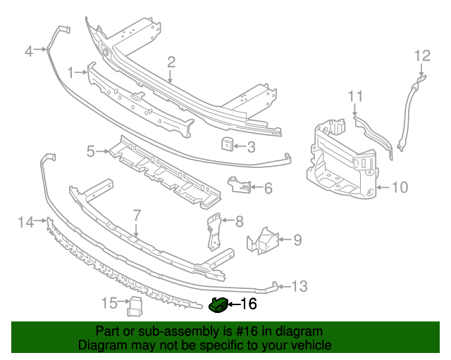 Genuine BMW 51-11-7-397-396 | Lower Support Damper | FREE Shipping on ...