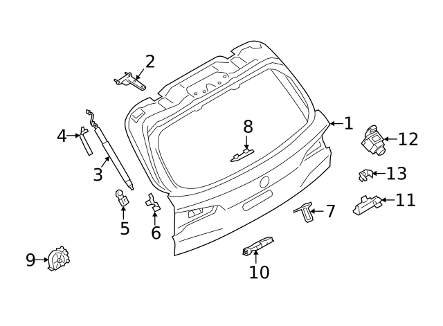 Genuine BMW 51-13-9-447-859 | Camera Support Bracket | FREE Shipping on ...