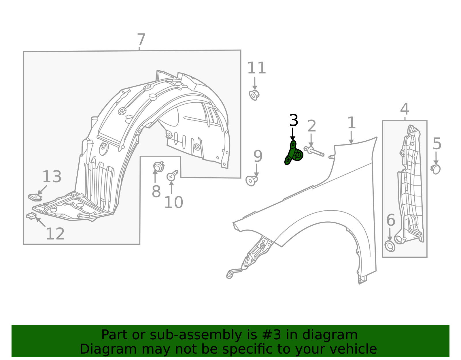 60266-T20-A00ZZ - 2022-2025 Honda Civic - Upper Bracket | Genuine Honda ...