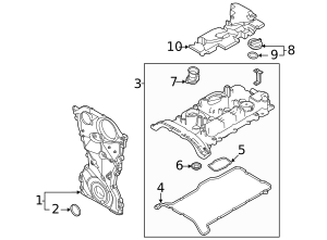 Genuine Rear Main Seal for 2020-2024 Hyundai | Part# 21443-2J000 ...