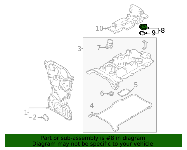 26510-2M020 - Filler Cap - 2021-2024 Hyundai | OEM Hyundai Parts Outlet