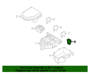 2015-2022 Kia OEM NEW 2015-20 K900 Kia Engine Compartment Main Relay ...