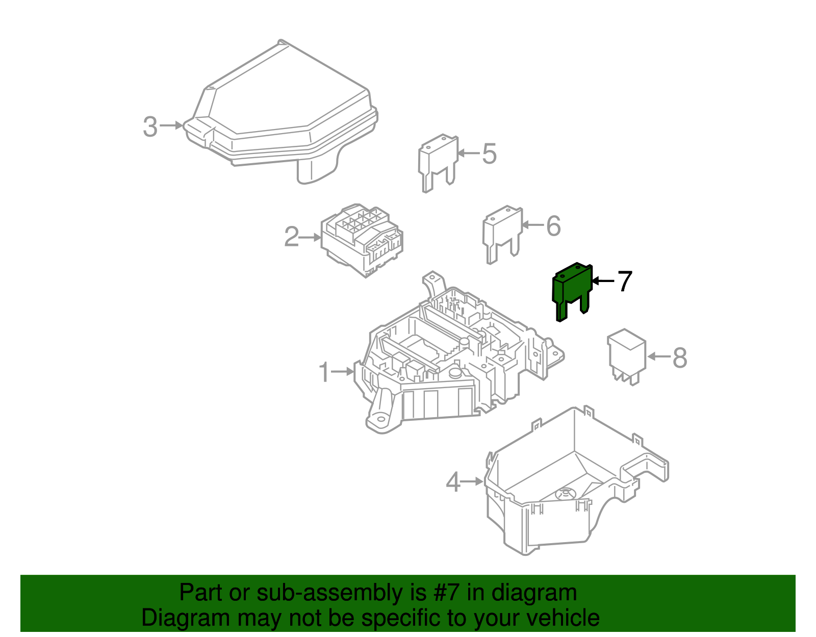 18790-05264 - Fuse 2014-2024 Kia | Kia.Parts Store