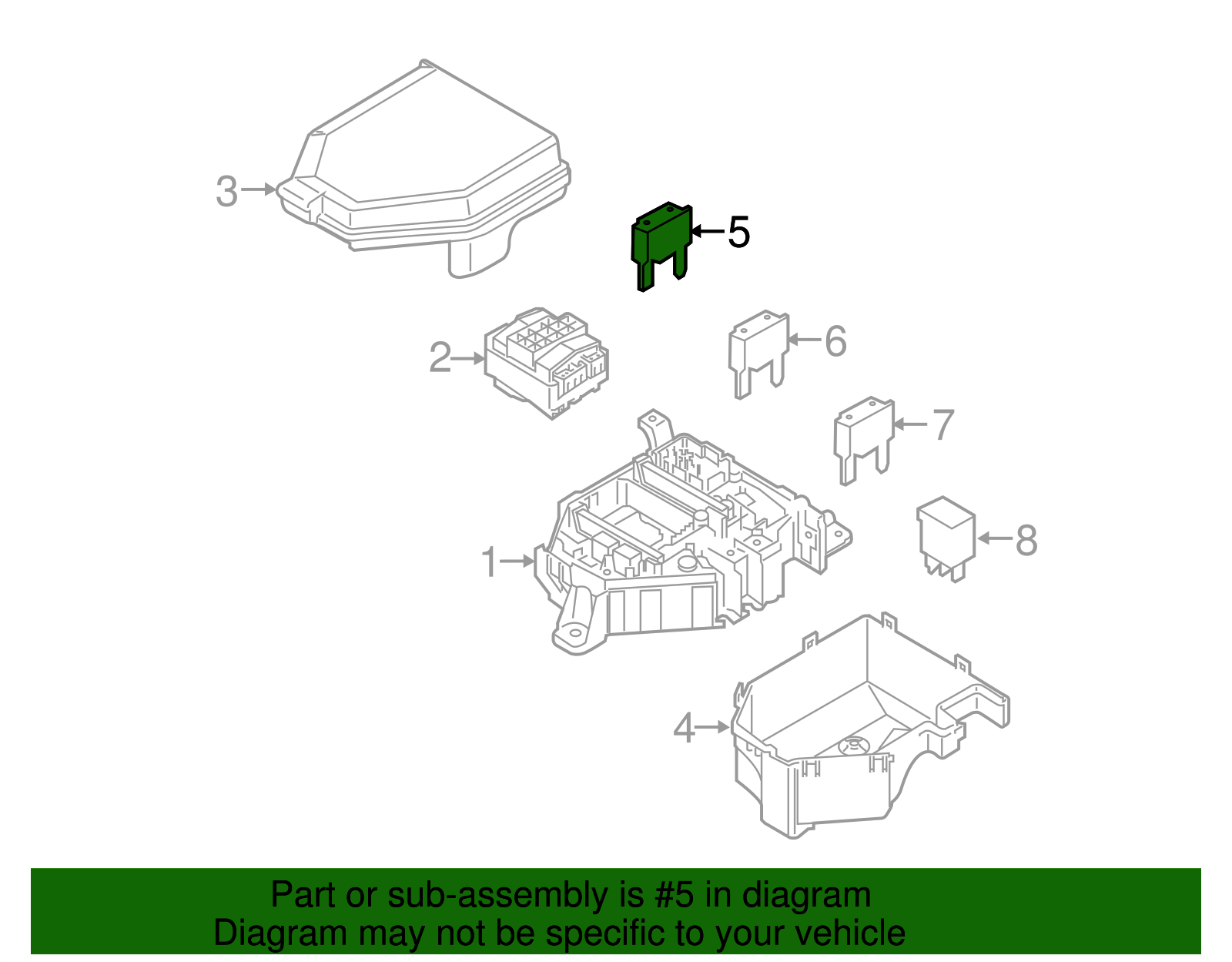 18790-01123 - Fuse 2011-2024 Kia | Kia.Parts Store