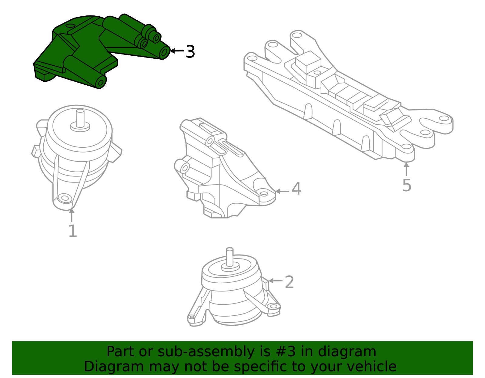 21825-AR150 - Bracket Engine Support Right-hand 2022-2025 Genesis GV70 ...