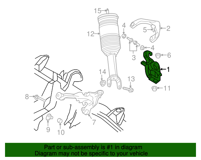 2003-2020 Mopar Knuckle - Driver's Side (LH) 68044703AD | TascaParts.com