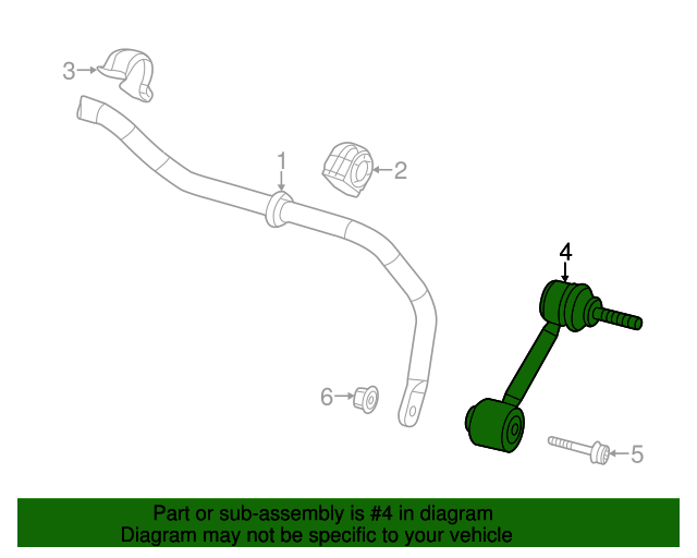 2012-2019 Volkswagen Beetle Stabilizer Link 1K0-505-465-R | QuirkParts