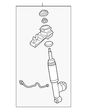 2018-2022 Volvo XC60 Shock Absorber 32346069 | TascaParts.com