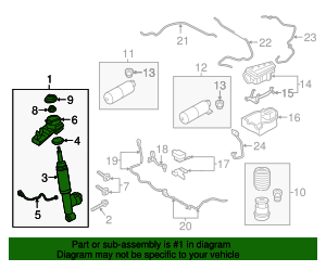 Shock Absorber 32346069 | TascaParts.com