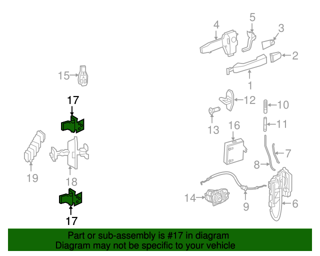 447-720-83-00 - Upper Hinge 2016-2023 Mercedes-Benz Metris | Mercedes ...