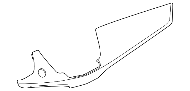 Dark Titanium Passenger Side Instrument Panel Trim Pad 84497240 ...