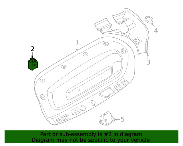 Genuine BMW 51-49-7-375-203 | Trunk Lid Trim Bracket | FREE Shipping on ...
