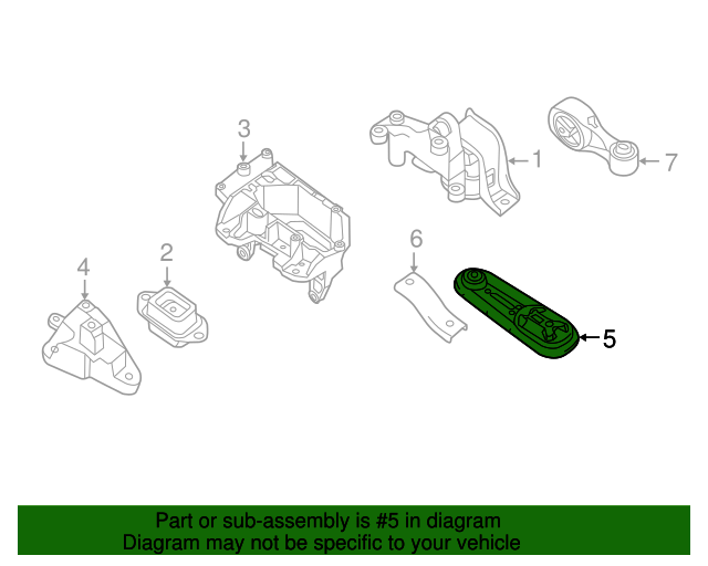2011-2019 Nissan Torque Rod 11360-1KA0A | Parts for Nissans