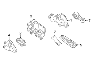 2011-2019 Nissan Torque Rod - Passenger Side (RH) 11350-3SG0A ...