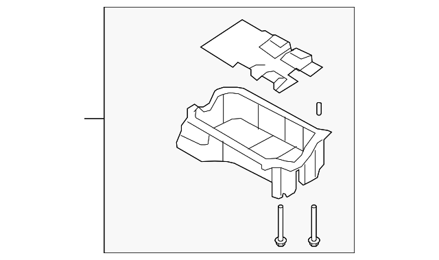 2007-2009 Hyundai Santa Fe Oil Pan 21520-3E003 | OEM Parts Online
