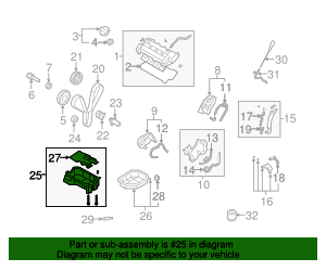 2007-2009 Hyundai Santa Fe Oil Pan 21520-3E003 | QuirkParts