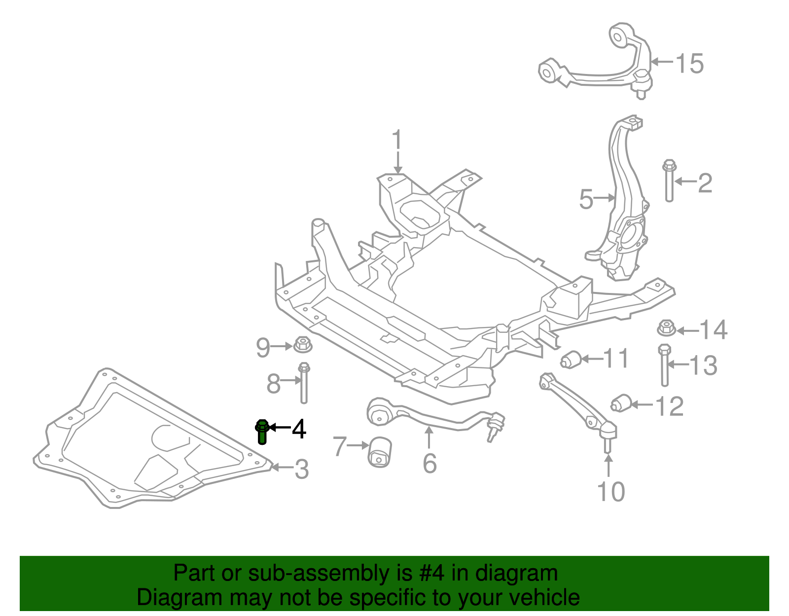 Genuine BMW 33-30-6-772-888 | Reinforced Plate Bolt | FREE Shipping on ...
