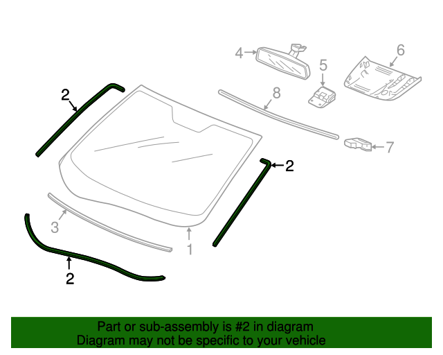 OEM 2012-2024 Honda Deck Lid Finish Panel Seal 73226-SZW-000 | Honda ...