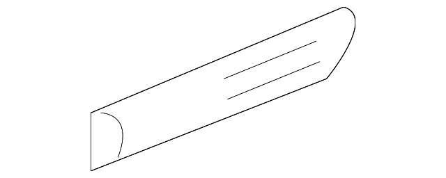 2010-2014 GM Body Side Molding - Passenger Side (RH) 15950368 ...