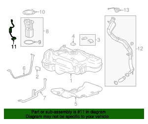 2013-2022 GM Fuel Level Sensor Kit with Seals 13592496 | OEM Parts Online
