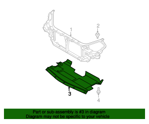 2002-2008 Nissan OEM NEW 2002-2008 Nissan Altima Quest Radiator Support ...