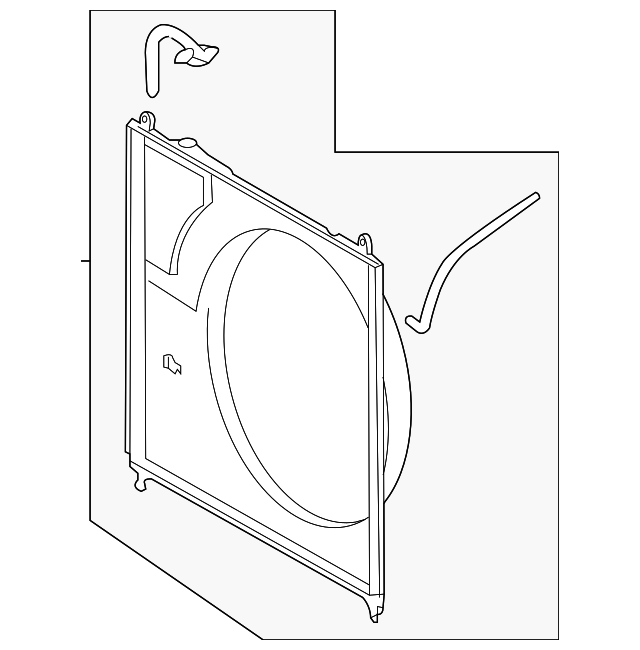 16711-38120 - Fan Shroud - 2008-2011 2013-2020 Toyota Land Cruiser ...