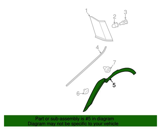 Genuine OEM Wheel Opening Molding Part# LR066506 Fits 2012-2019 Land ...