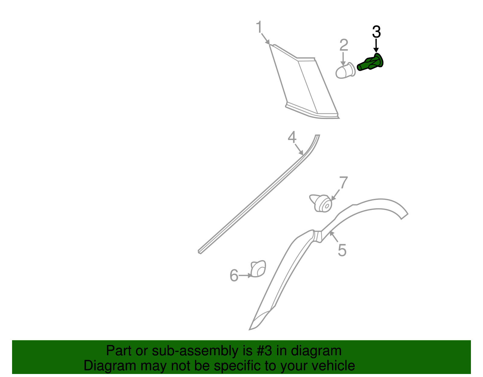 2003-2019 Land Rover | Pillar Molding Clip | LR033144 | Express Land ...