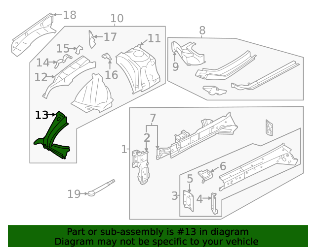 51690AN00A9P - Apron Panel - 2020-2022 Subaru | DiscMonster