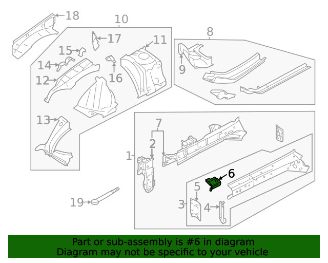 51629AN00A9P - Mount Bracket - 2020-2022 Subaru | Subaru Parts Deals