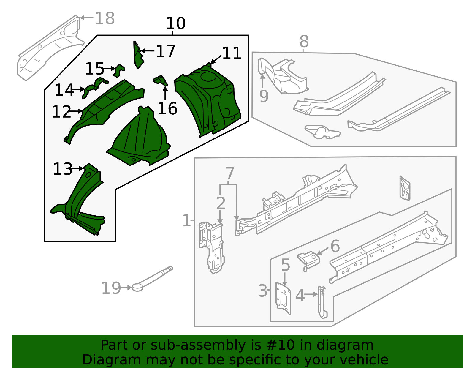 51609AN00A9P - Apron Assembly 2020-2025 Subaru | Bam Wholesale Parts