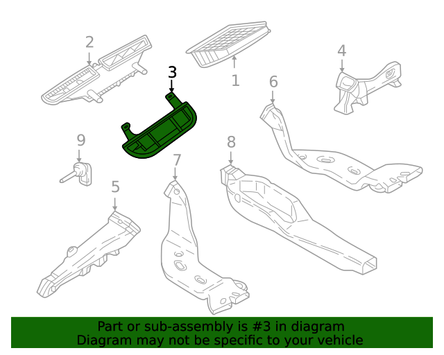 2022-2023 Volkswagen Taos Upper Duct 2GJ-819-241 | QuirkParts