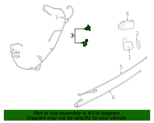 Genuine BMW 51-12-9-852-181 | Park Sensor Mount Kit | FREE Shipping on ...