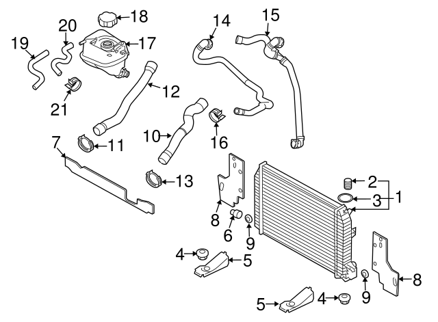 93197033 - Reservoir Tank 2006-2009 Saab 9-3 | Order Euro Parts
