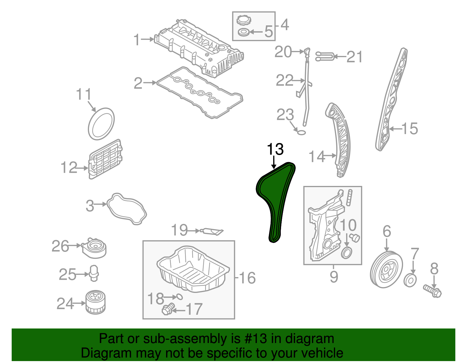 2011-2018 Kia Engine Timing Chain 24322-2G350 | Retail Performance Auto ...