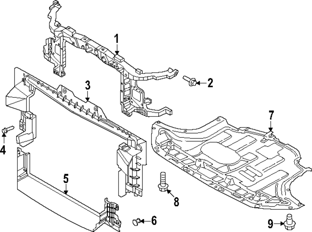 2024-2025 Hyundai Kona Lower Air Guide 29135be200 | Retail Performance ...