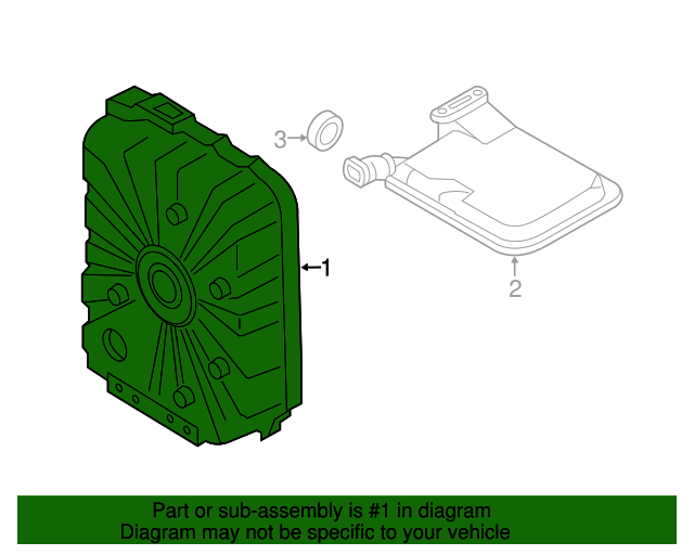 2011-2015 Hyundai Sonata Automatic Transmission Cover 45280-3D101 | OEM ...