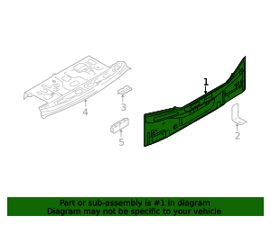 G9110-5EEMA - Rear Body Panel - 2020-2025 Nissan Versa | Nissan OEM ...