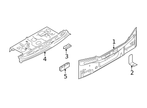 G9110-5EEMA - Rear Body Panel - 2020-2022 Nissan Versa | Nissan OEM ...