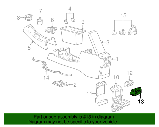 2001-2003 Ford Control Assembly YL2Z-18C858-AA | TascaParts.com